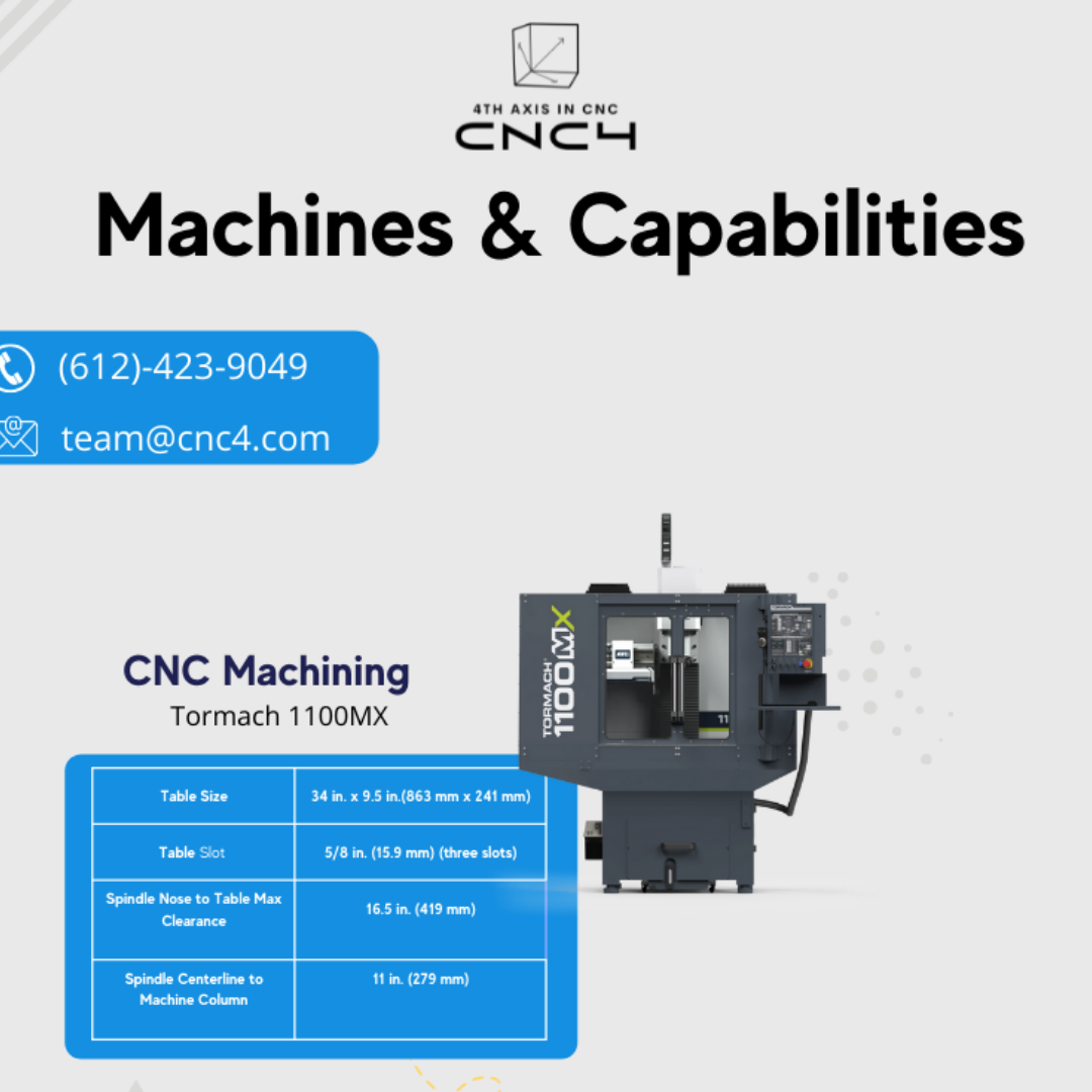 Machines + Spec Sheet – cnc4machining